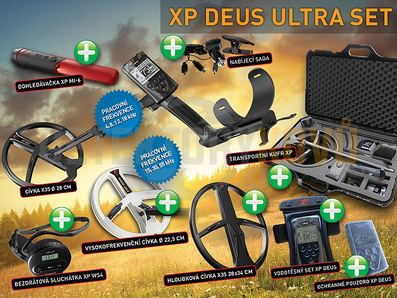 XP Deus X35 V6 ULTRA SET | Detektory kovů, hledačky a příslušenství